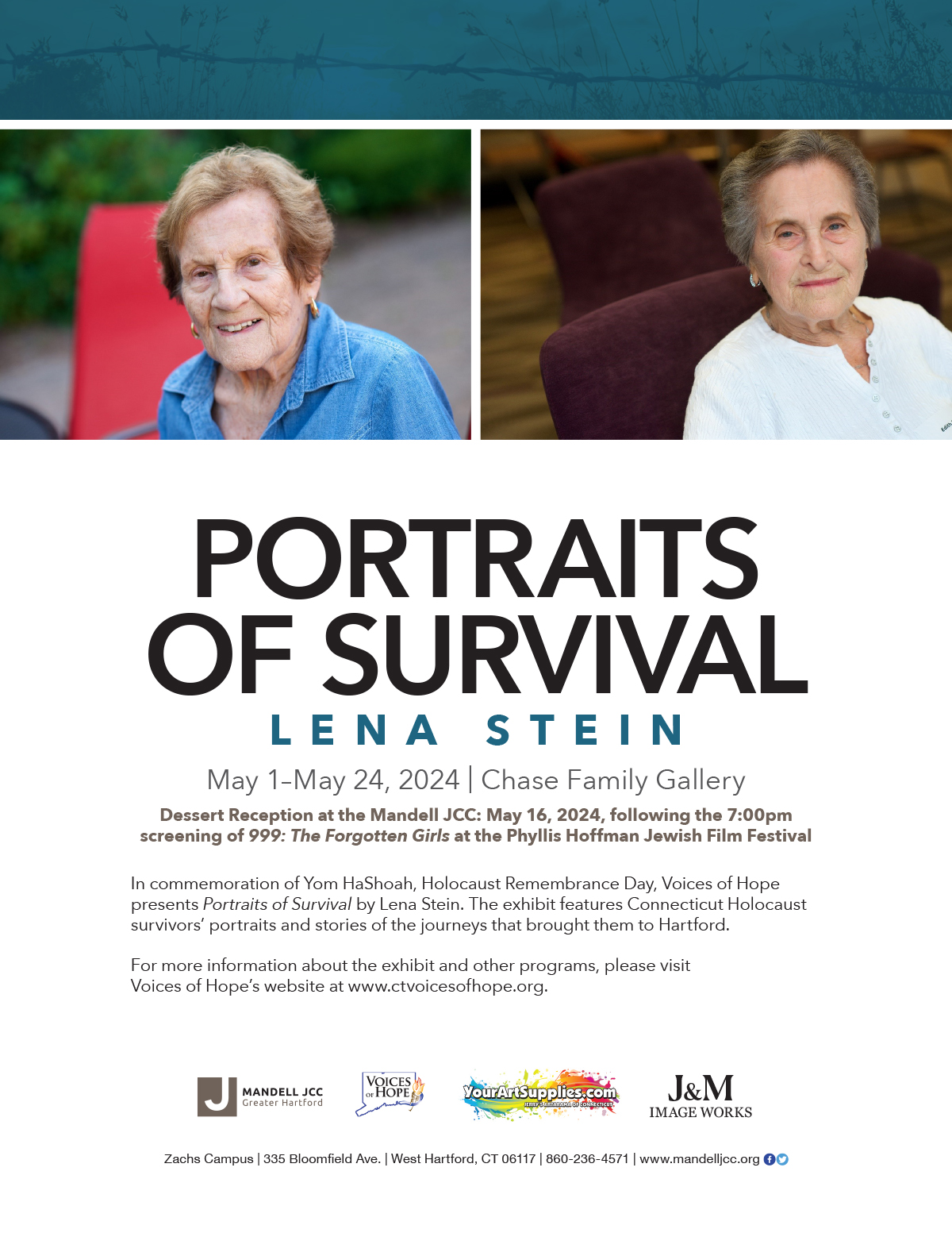 Mandell JCC of Greater Hartford - Portraits of Survival - Lena Stein